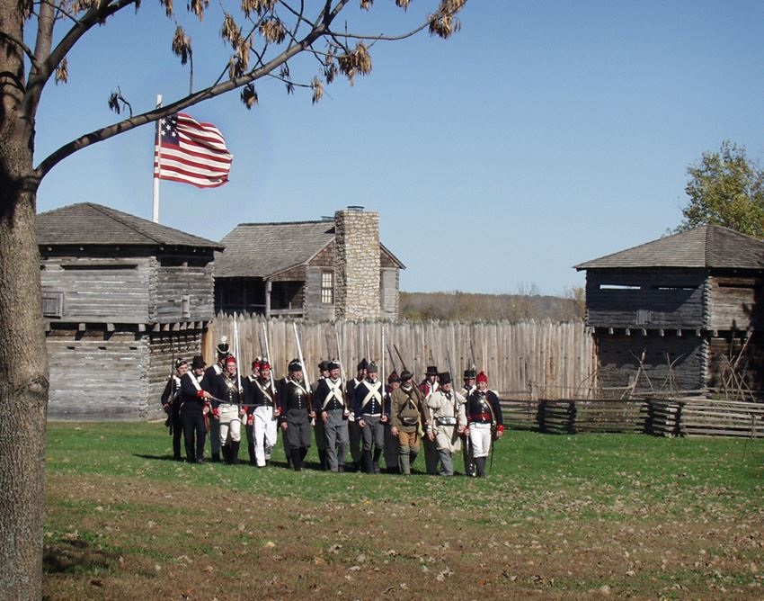 Fort Osage Rotating Banner Jackson County MO Parks + Rec